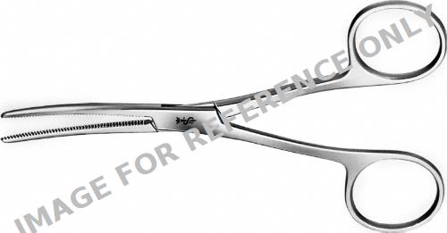 BRYANT Sponge/Dressing Forceps, without ratchet, curved, 130 mm (5 1/8 ...