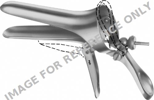 CUSCO Vaginal Specula, standard, work. length: 80 mm, jaw width: 24 mm-null